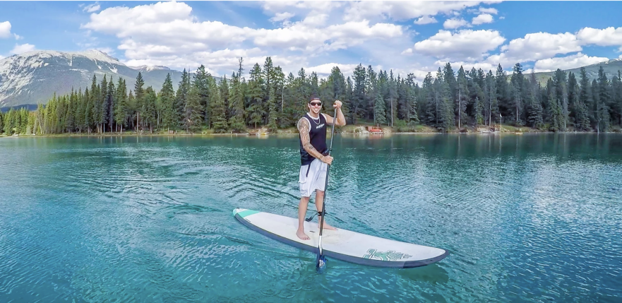 Day Trip: Exploring Jasper by Stand-Up Paddleboard - This Adventure Life
